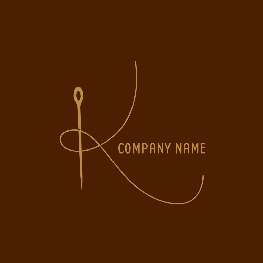 Clothing brand logo design vector, fashion, sewing - MasterBundles