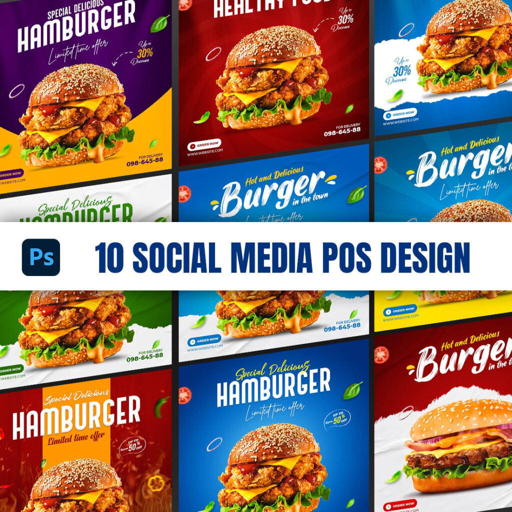 10 Social media post only 10$ - MasterBundles