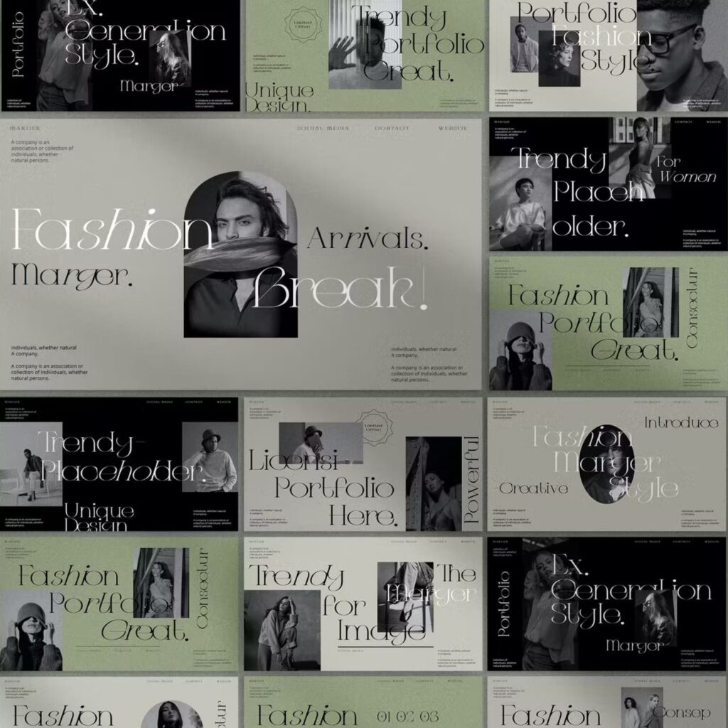 Marger - Abstract Powerpoint Presentation Template – MasterBundles