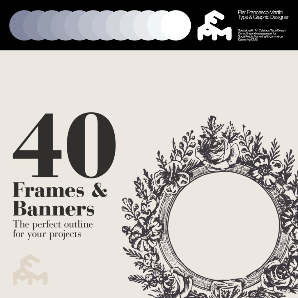 40 Frames & Banners - MasterBundles