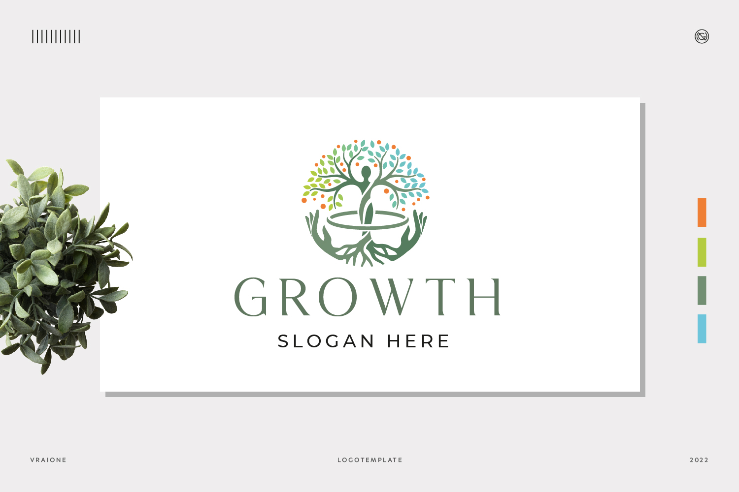 Growth Logo Template - MasterBundles