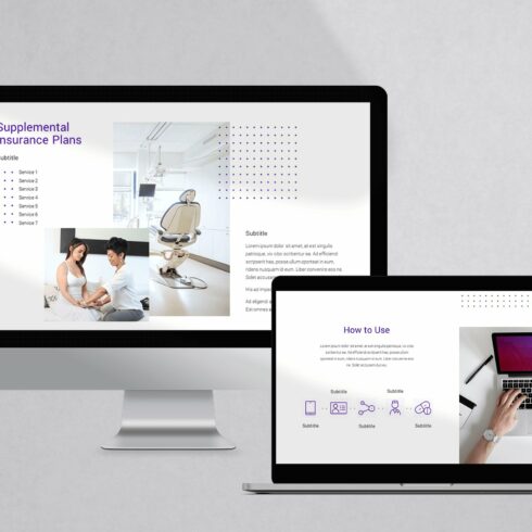 Health Insurance PowerPoint Template | Master Bundles