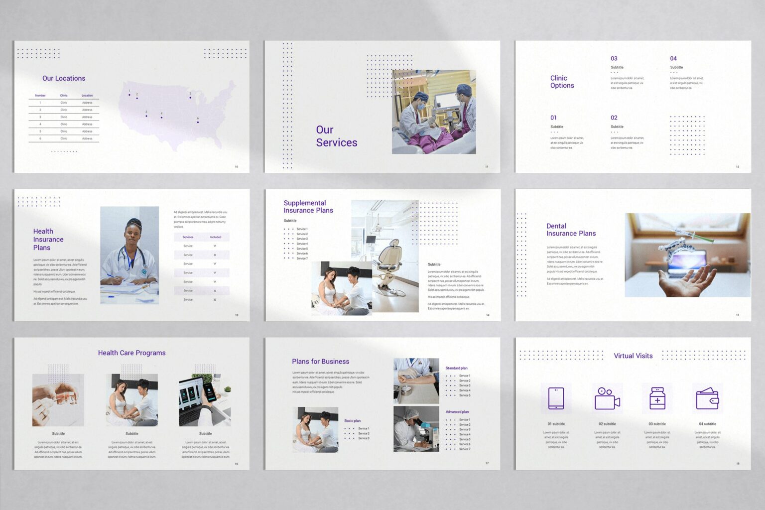 Health Insurance PowerPoint Template – MasterBundles