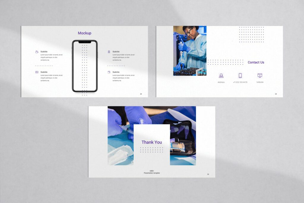 Health Insurance PowerPoint Template – MasterBundles