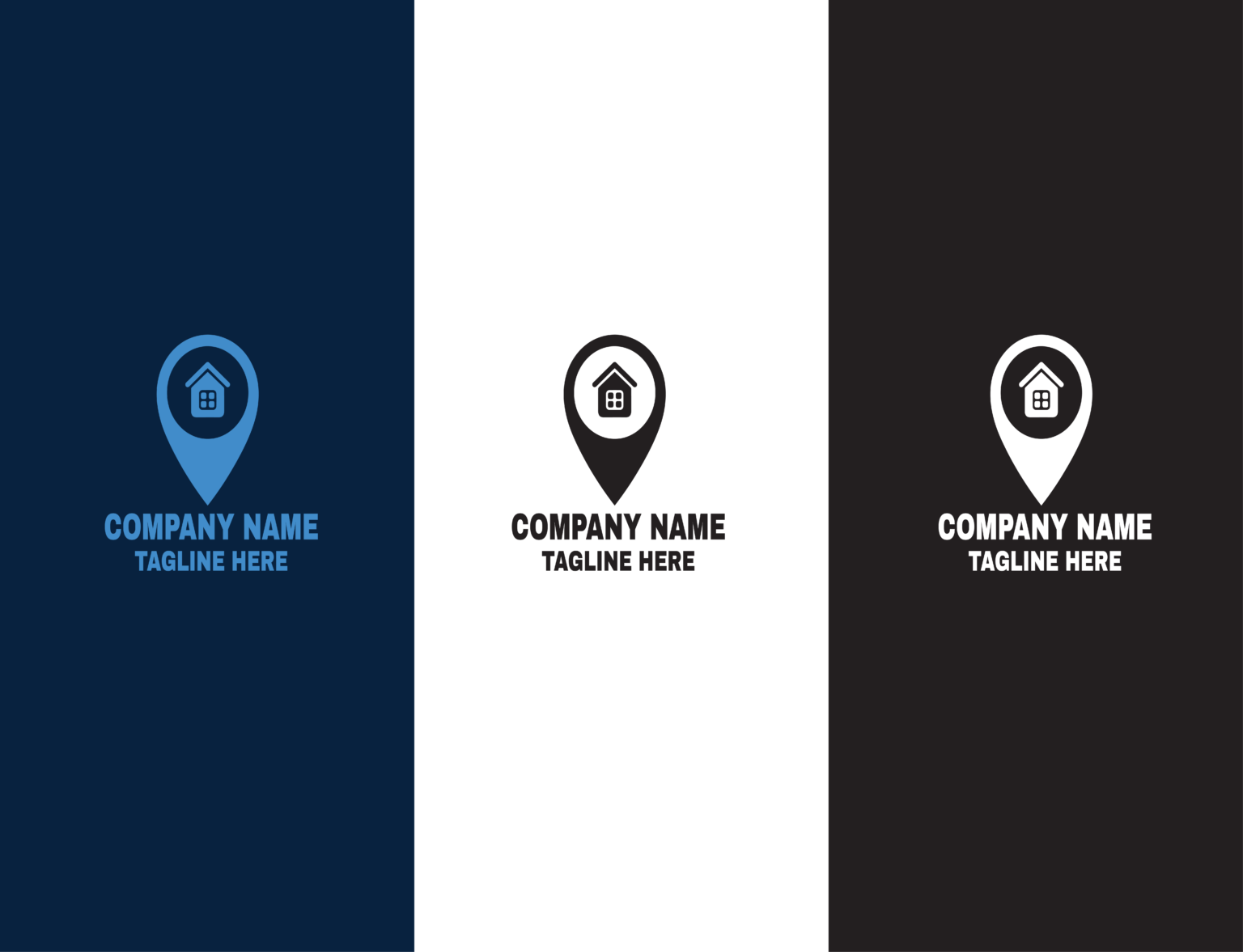 Cool real estate & Home logo template - MasterBundles