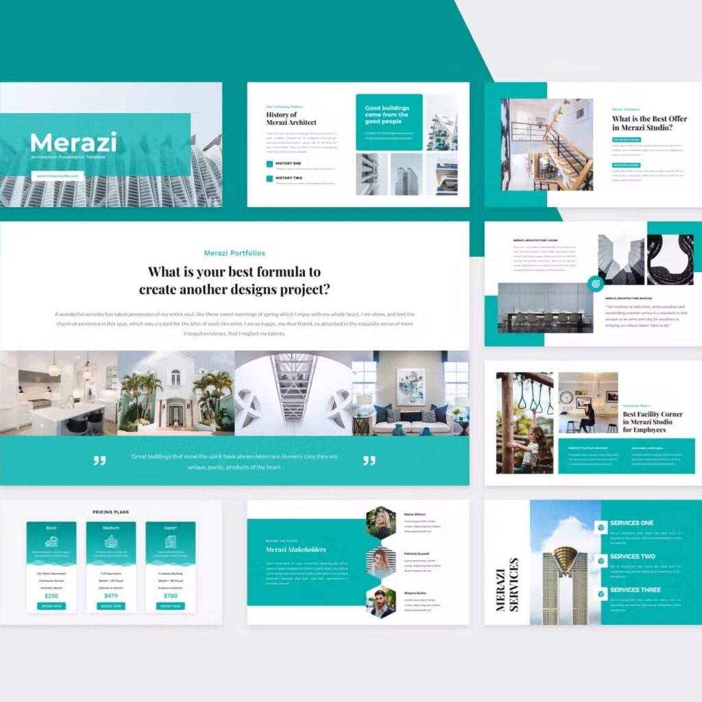 Architecture Pptx Nuzie Masterbundles