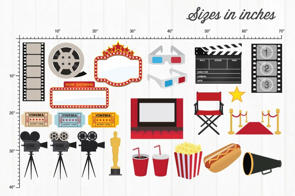 Movie Night Clip Art – MasterBundles