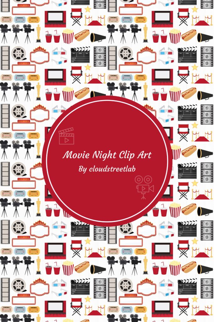 Movie Night Clip Art – MasterBundles
