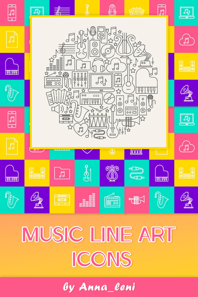 Music Line Art Icons – MasterBundles