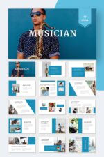 Musician - Powerpoint Template – MasterBundles