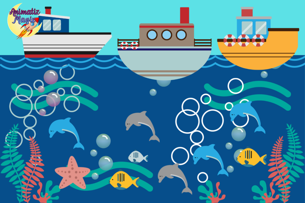 Nautical Vehicles At Sea Clipart Set 25 Clipart Elements High ...