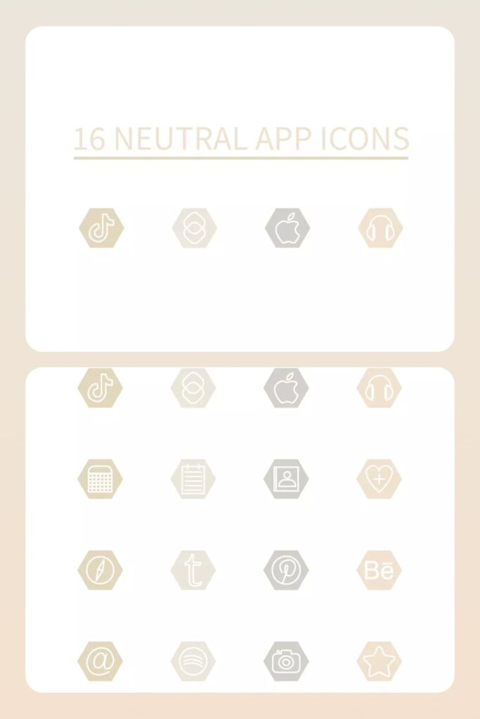 15+ Customizable Aesthetic App Icon Packs