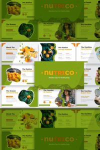 Nutrico Nutrition Care Powerpoint Template – MasterBundles