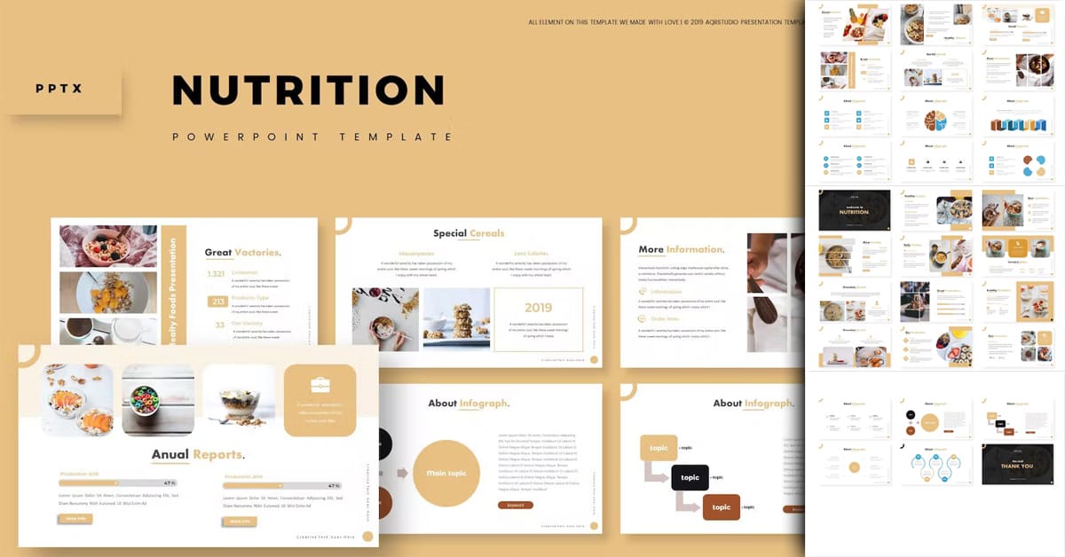 Nutrition - Powerpoint Template – MasterBundles
