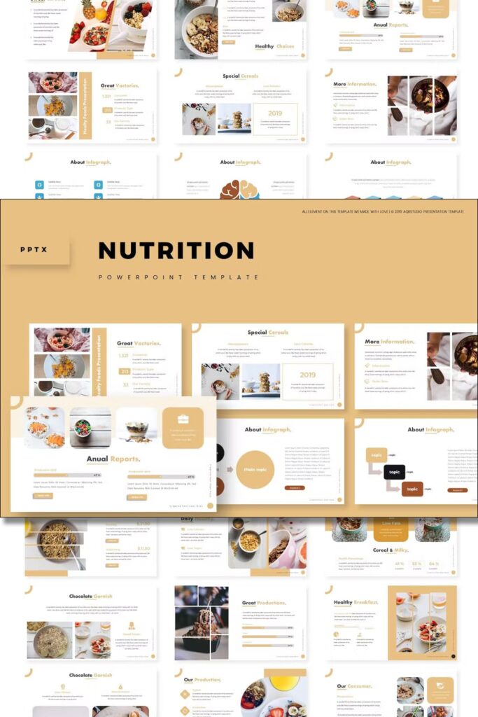 Nutrition - Powerpoint Template – MasterBundles