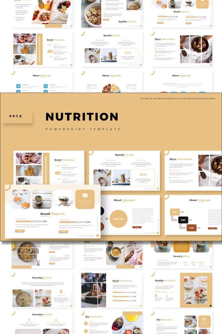 Nutrition - Powerpoint Template – MasterBundles