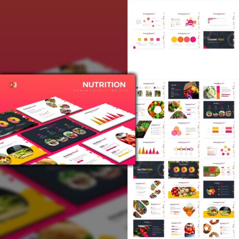 Nutrition Powerpoint Template 5 Colors – MasterBundles