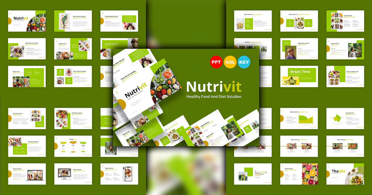 Nutrivit Healthy Food And Nutrition - Presentation – MasterBundles