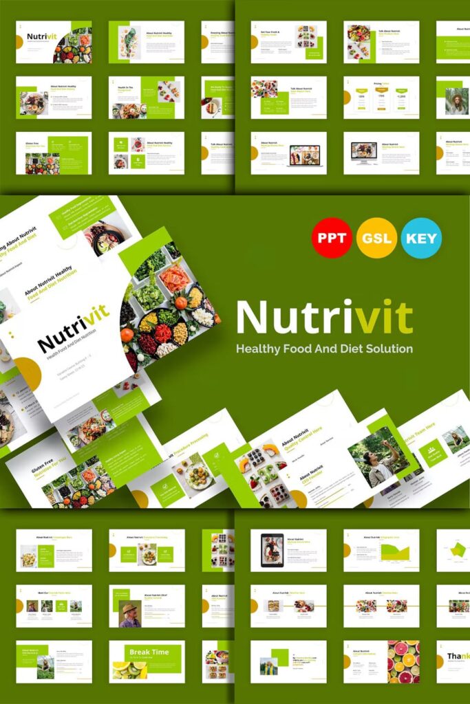 Nutrivit Healthy Food And Nutrition - Presentation – MasterBundles