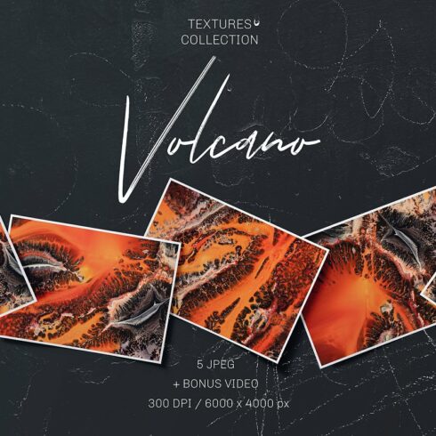 Volcano Textures Collection | Master Bundles