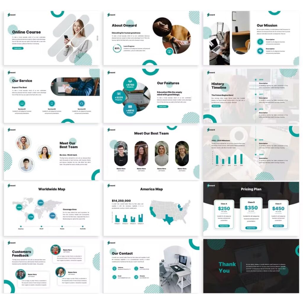 Onward - Abstract Powerpoint Template – MasterBundles