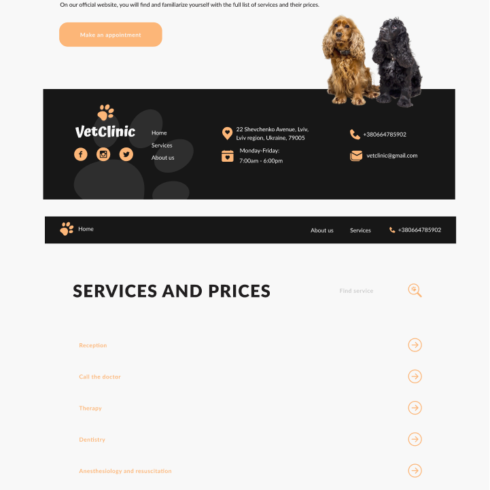 Landing page for veterinary clinic | MasterBundles