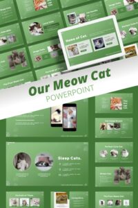 Our Meow Cat - Powerpoint Template – MasterBundles