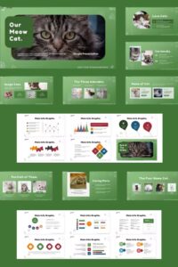 Our Meow Cat - Powerpoint Template – MasterBundles