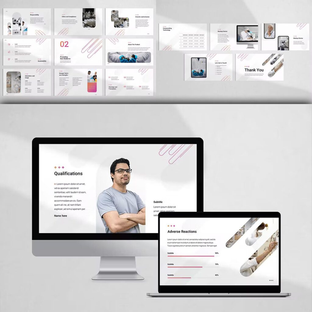 Pharmaceutical Presentation Slides Template – MasterBundles