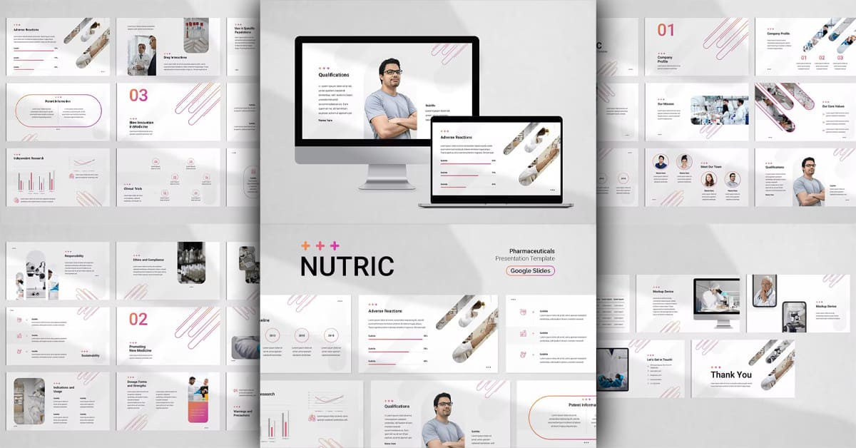 Pharmaceutical Presentation Slides Template – MasterBundles