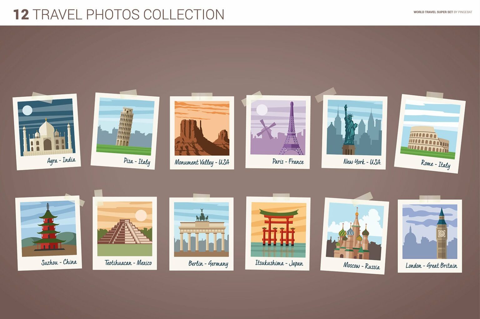 World Travel Super Set – MasterBundles