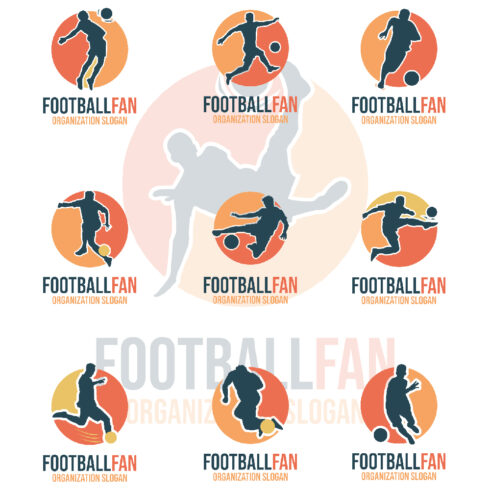 10 Football Fan Logos | MasterBundles