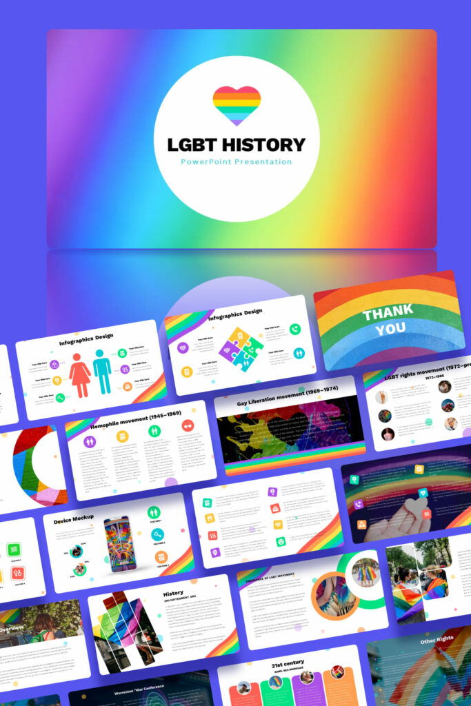 LGBT History Powerpoint Template – MasterBundles
