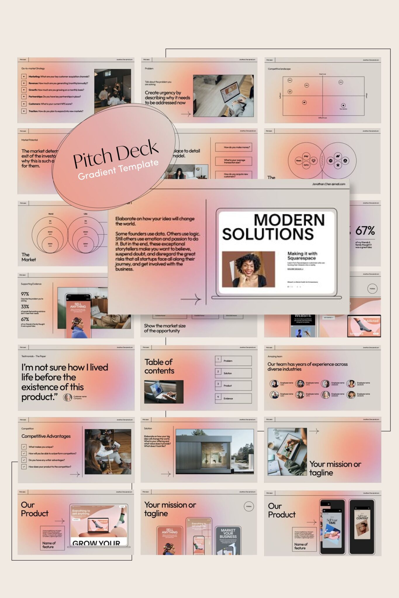 Pitch Deck - Gradient – MasterBundles