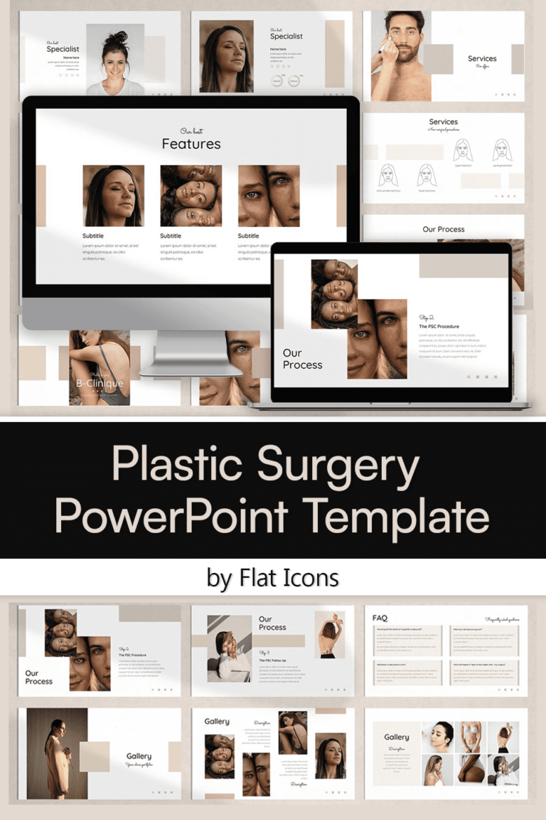 Plastic Surgery PowerPoint Template – MasterBundles