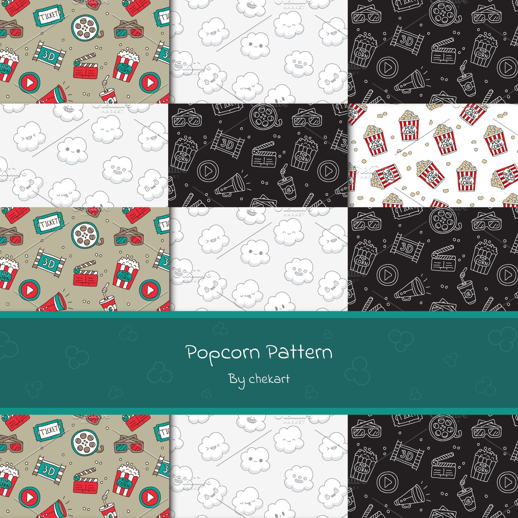 Popcorn Pattern Masterbundles