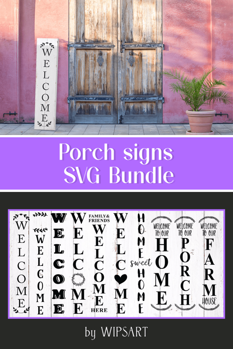 Porch signs SVG Bundle, Welcome Porch Sign SVG | Master Bundles
