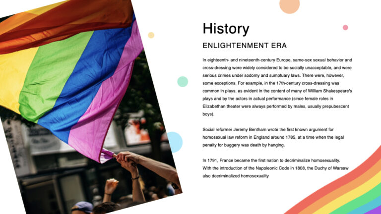 LGBT History Powerpoint Template – MasterBundles