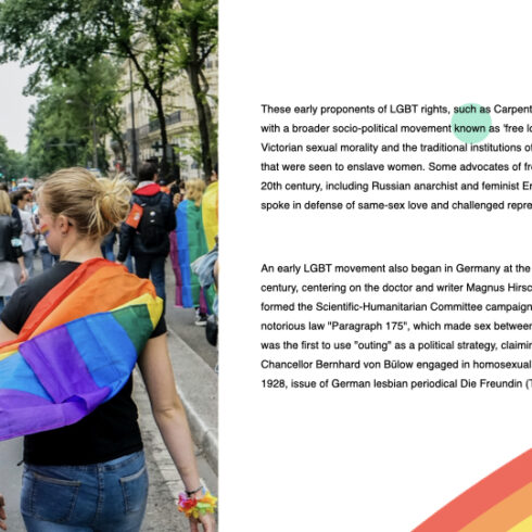LGBT History Powerpoint Template | Master Bundles