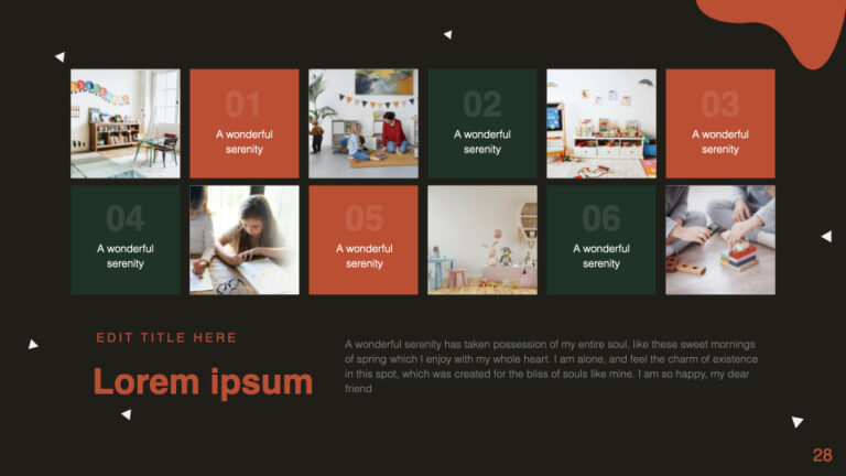 Cute Preschool Powerpoint Template – MasterBundles