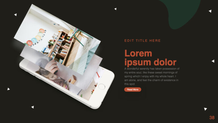 Cute Preschool Presentation Template – MasterBundles