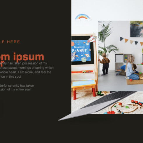 Cute Preschool Powerpoint Template | Master Bundles