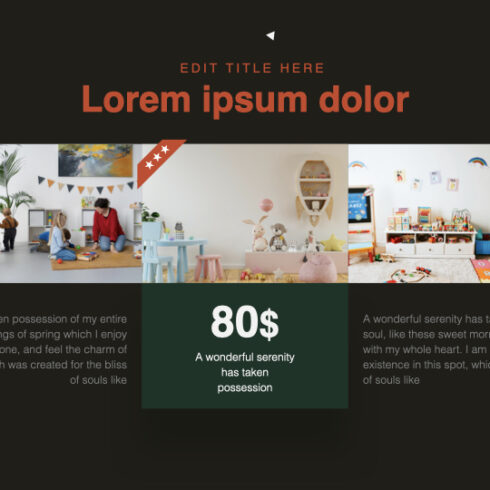 Cute Preschool Powerpoint Template | Master Bundles