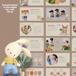 Preschool Graduation Powerpoint Template – MasterBundles