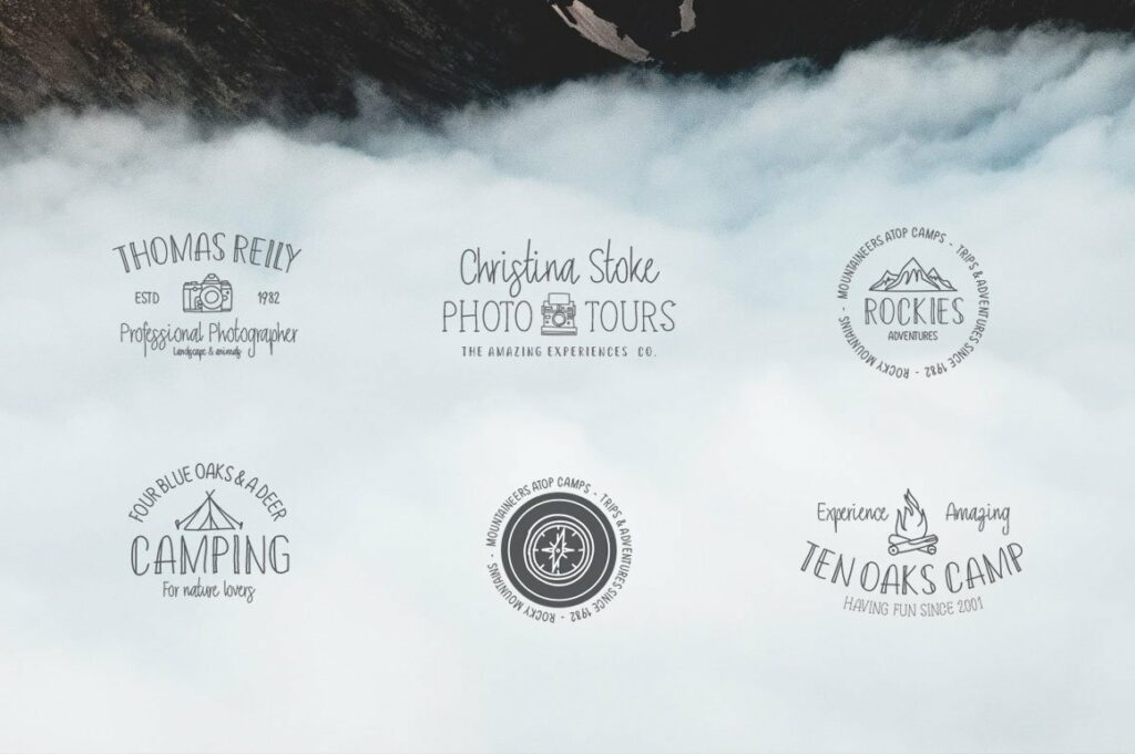 Retro Travel Logos & Fonts – MasterBundles