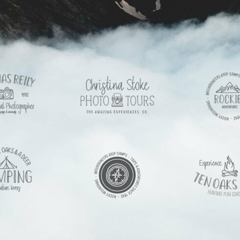 Retro Travel Logos & Fonts | Master Bundles