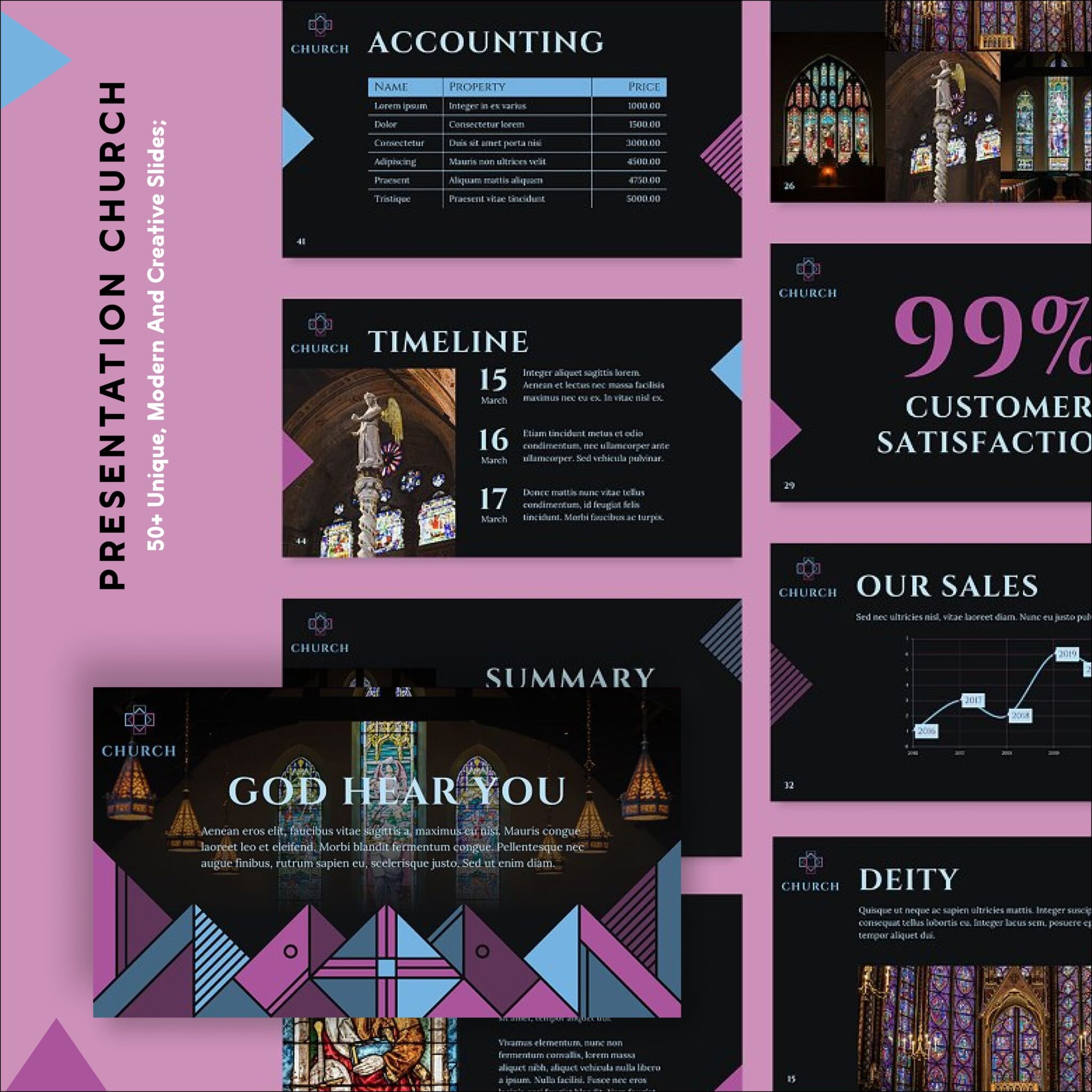 Presentation Church Template – MasterBundles