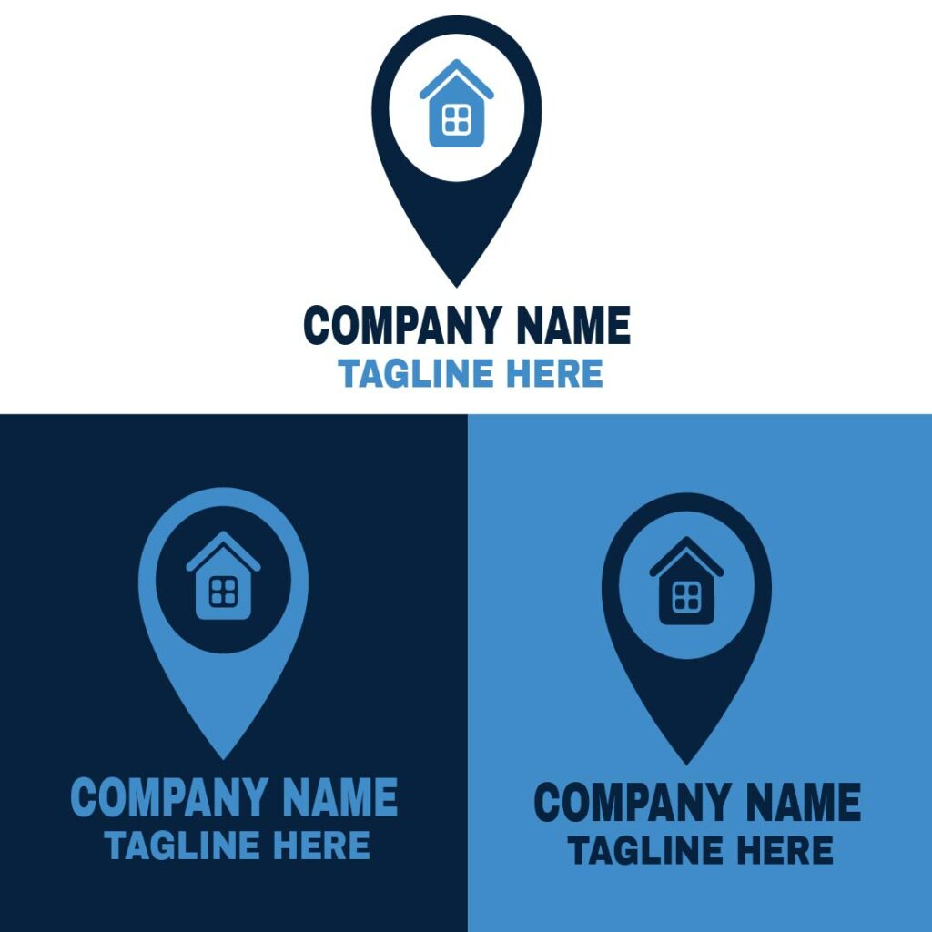 Cool real estate & Home logo template - MasterBundles