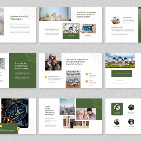 Barokah Islamic PowerPoint Template | Master Bundles