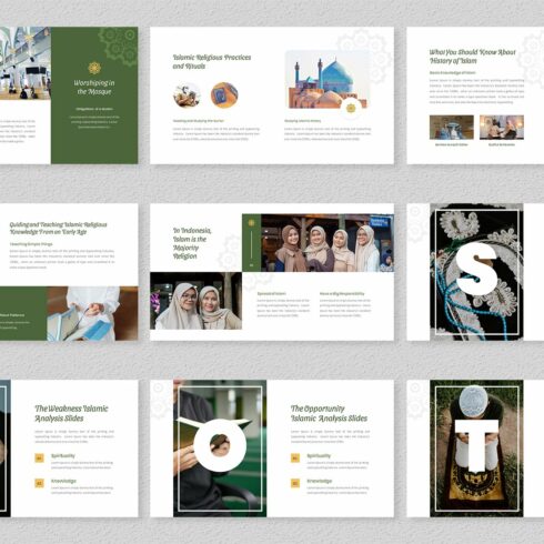 Barokah Islamic PowerPoint Template | Master Bundles